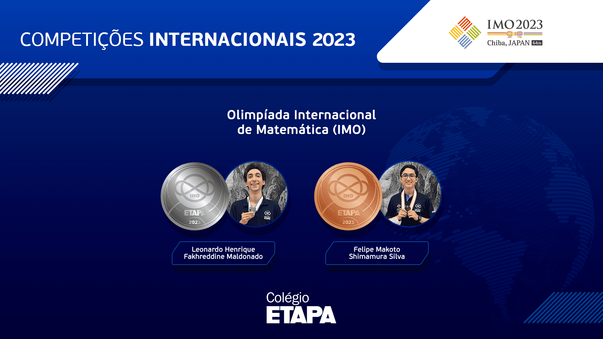 Alunos do Etapa conquistam medalhas na IMO 2023
